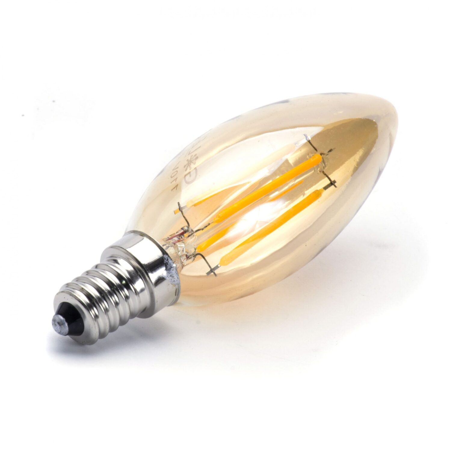 Bombillo Filamentos Tipo Vela - Mega Led Eléctricos