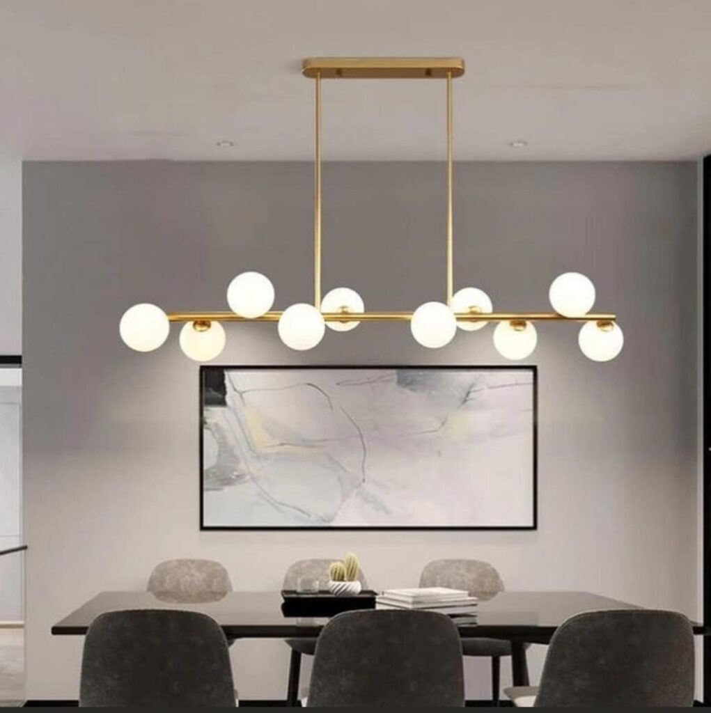 Lampar Colgante LED Decorativo 10 luces Titan - Mega Led Eléctricos